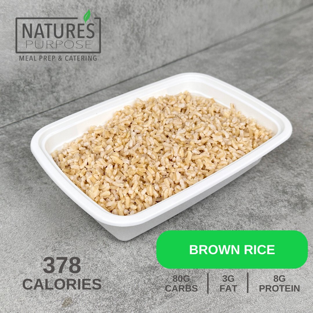 Simple Brown Rice | Home Delivery – Natures Purpose Meal Prep